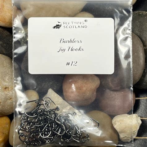 Barbless Jig Hooks Fly Tying Scotland