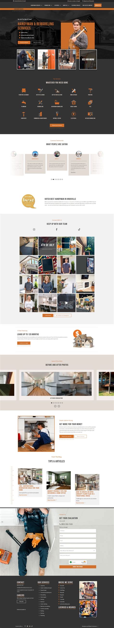 Mutahir Sohail On Linkedin Webdevelopment Handymanservices