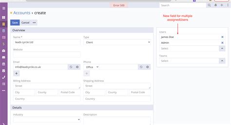 Multiple Assignedusers Feature Produce Error 500 · Issue 2158 · Espocrmespocrm · Github