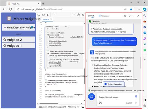 Erläutern Des Quellcodes Mit Copilot In Edge Microsoft Edge Developer Documentation