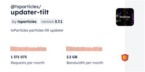 tsparticles updater tilt cdn by jsdelivr a cdn for npm and github