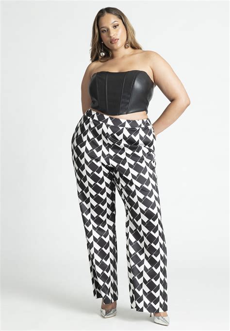 Faux Leather Corset Eloquii