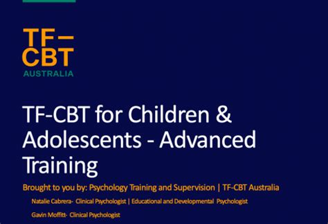 TF CBT Trainings In Australia