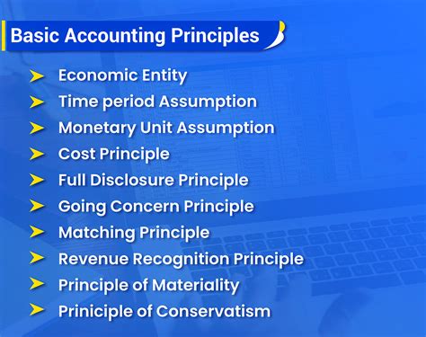 What Is Accounting Principle Basic Principles Of Accounting
