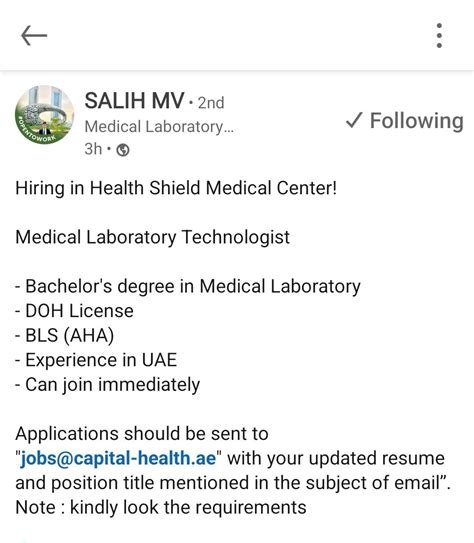 Mohamed Hussain On Linkedin For Whom Interested Trusted Recruiter Jobs