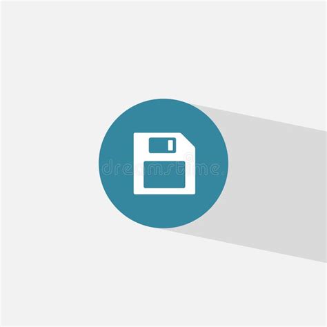 Save Data Icon Vector In Trendy Flat Style Floppy Disk Symbol Illustration Stock Vector