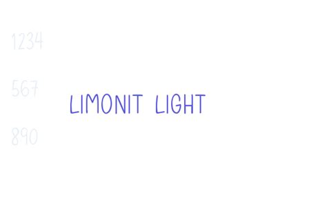 Limonit Light Font Free [download Now]