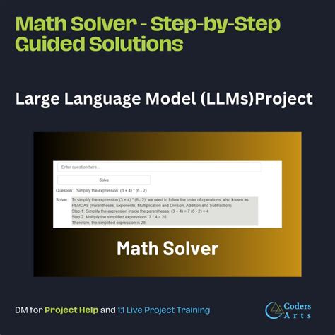 Mathematics Problemsolving Mathhelp Coderarts Llm Codersarts