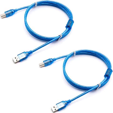 Naughtystarts 2pcs Usb Data Sync Cable For Arduino Uno R3 Board