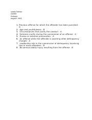 Assignment 7 Chapter 9 JTodman Docx Jameia Todman CJJ2001 Professor
