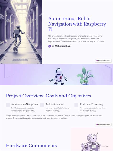 Autonomous Robot Navigation With Raspberry Pi Pdf Machine Learning