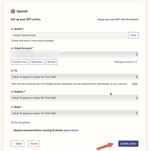 a gpt actions example connect chatgpt to gmail 4sysops