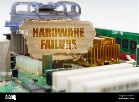 On The Computer Motherboard There Is A Cardboard With The Inscription On The Computer Motherboard There Is A Cardboard With The Inscription