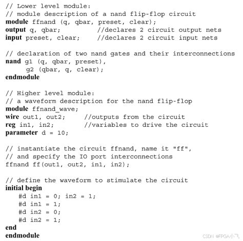 77，verilog 2005标准篇：模块例化（module Instantiation）的语法结构verilog Instantiation Csdn博客