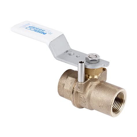 Nibco T 585hp Lf 2” Fip Lf Full Port Bronze Ball Valve W Reversible