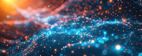 Premium Photo Abstract Technology Futuristic Network Background With