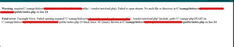 understanding and resolving failed opening required fatal error in