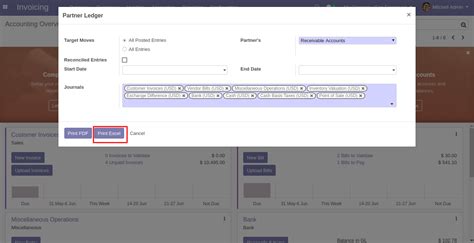 Odoo Accounting Excel Reports Odoo Excel Reports