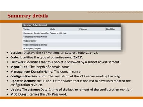lan switching and wireless ch4 vlan trunking protocol vtp pptx