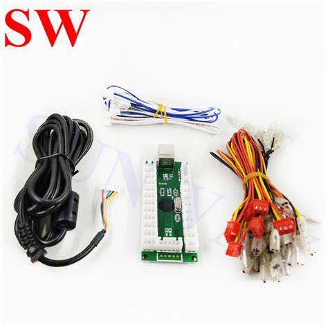 Zero Delay Arcade Led Usb Encoder Controller Pc Joystick Board 3 Pin