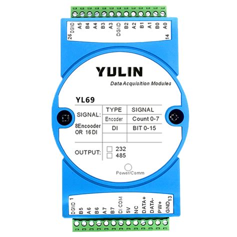 8路编码器脉冲计数器或16路di高速计数器，modbus Rtu模块 Yl69 485 232 知乎