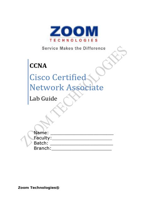 Ccna Lab General Pdf Router Computing Network Switch