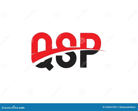 Qsp Letter Initial Logo Design Vector Illustration Stock Vector Illustration Of Background
