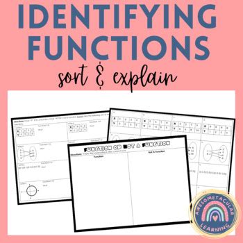 Identifying Functions Sort Explain By Awesometacular Learning