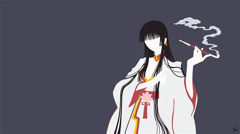 Yuko Ichihara Xxxholic Minimalist Wallpaper By Greenmapple17 On Deviantart