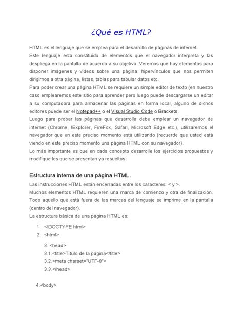 tutorial html reparado pdf html hipervínculo