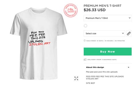 How Artists On Twitter Tricked Spammy T Shirt Stores Into Admitting Their Automated Art Theft
