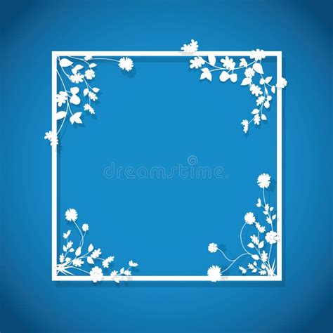 Floral Overlapping Border Stock Vector Illustration Of Corner 66826892