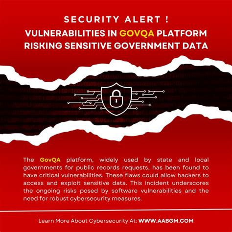 Aabgm Inc On Linkedin Cybersecurity Databreach Govqa Infosec
