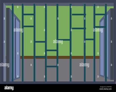 Metal Window Design Isolated Vector Illustrationopen Indian Window For