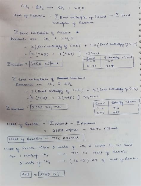 [solved] Use The Table Of Bond Enthalpies Below To Calculate The Heat Of Course Hero