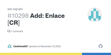 Add Enlace CR Issue 10298 Iptv Org Iptv GitHub