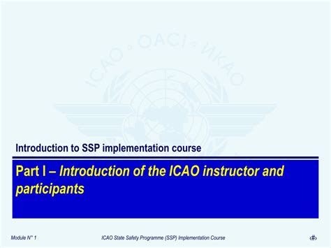 Ppt Module N ° 1 Introduction To Ssp Implementation Course Powerpoint Presentation Id 3898816