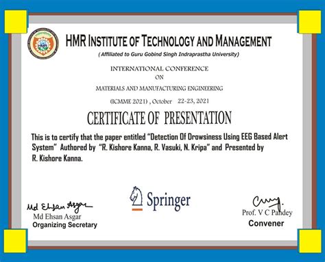 Pdf Detection Of Drowsiness Using Eeg Based Alert System