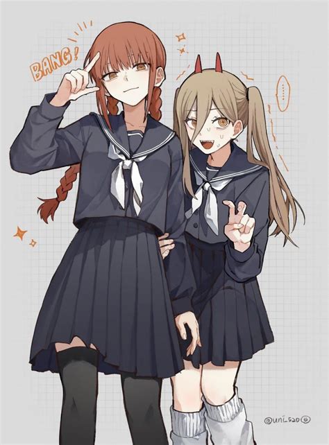 Makima X Power Chainsaw Man