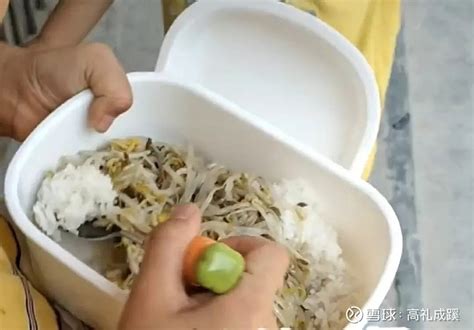 简直亮瞎我的眼，农村小学的午餐伙食让人震惊，只有可怜巴巴的炒豆芽配米饭，比血汗工厂吃得都差。抛开价格谈伙食质量纯属耍流氓 雪球