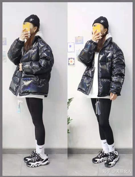 冬天黑色短款羽绒服怎么搭配好看 知乎