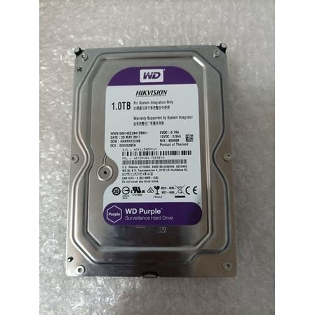 Jual Harddisk Hard Disk Hdd Hardisk Pc Dan Cctv Tb Merk Wd Purple Hikvision Shopee Indonesia