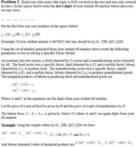 Solved Problem 2 Read Your Class Notes This Topic Is Not