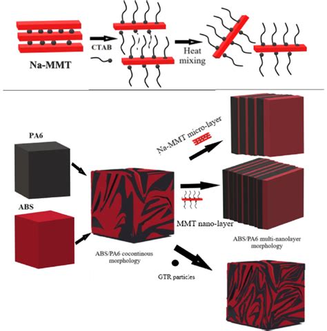 Schematic Representation Of Multilayer Morphology Production Based On