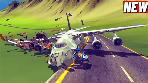 Realistic Airplane Crashes And Emergency Landings Besiege Youtube