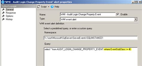 Automated Wmi Alerts For Sql Server Login Property Changes