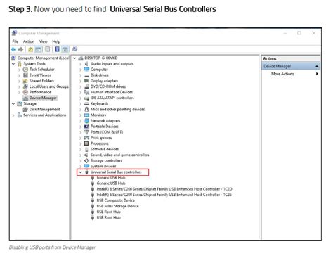 tech hub disabling usb ports from device manager