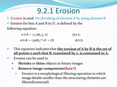 Chapter 9 Morphological Image Processing Pptx Geology Science