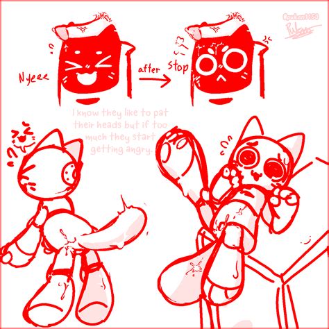 Rule 34 2022 2d Anthro Bellabot Cat Cum Cute English Text Feline Humanoid Kerfuś On Table