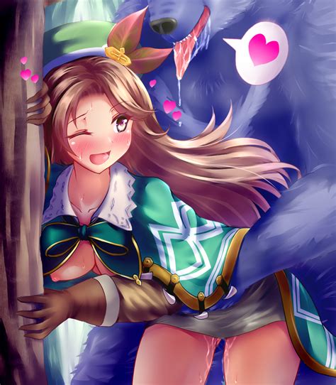 Rule 34 Against Tree Anthro Brown Hair Clothed Sex Female Granblue